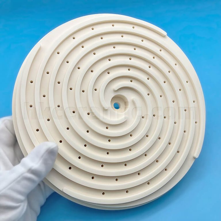 Round alumina ceramic heating plate – Haikun New Material Co., Ltd.